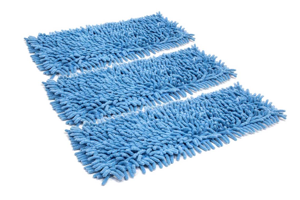 [Shop Mop] 20" Noodle Microfiber Mop Pads- 3 Pack — Autofiber Pro