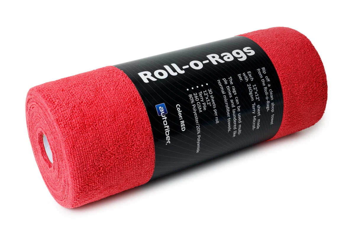 [Roll-o-Rags] Microfiber Towels on a Roll 12"x12" - 30/roll — Autofiber Pro